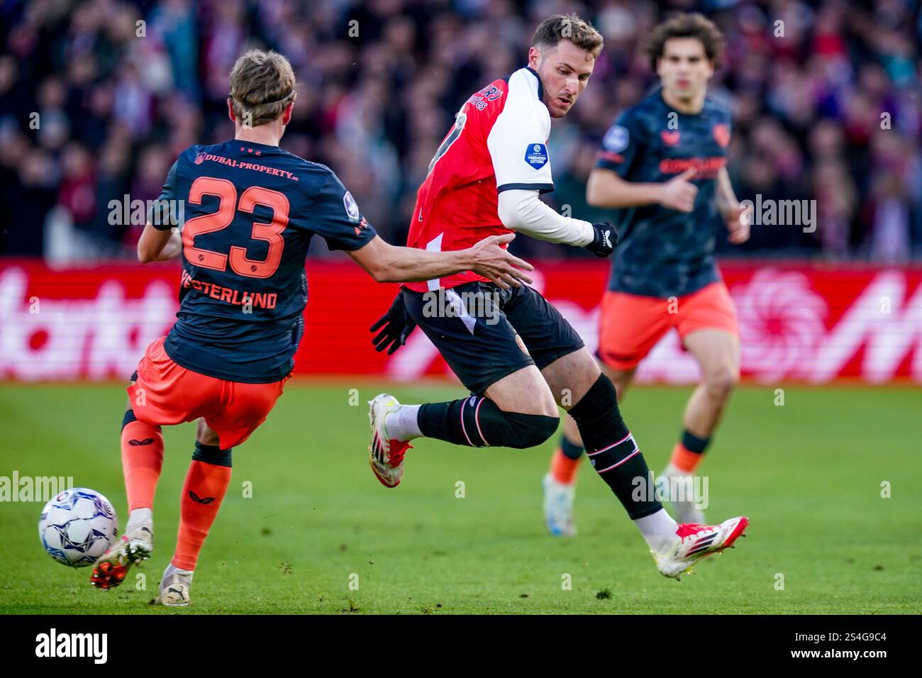 Rotterdam, Nederland. 12th Jan, 2025. ROTTERDAM, 12-01-2025, Stadium ...
