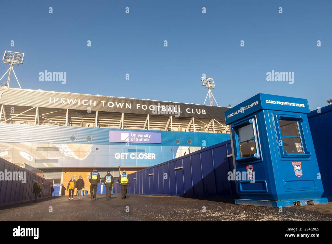 Portman Road, Ipswich on Sunday 12th January 2025. A general view of ...