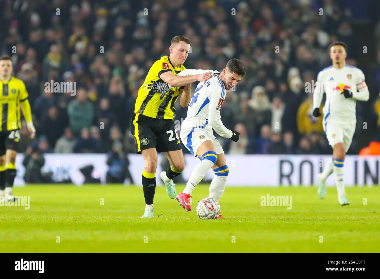 Elland Road Stadium, Leeds, England - 11th January 2025 Manor Solomon ...
