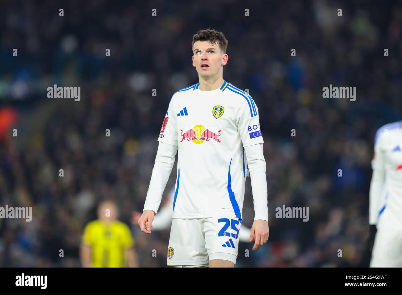 Elland Road Stadium, Leeds, England - 11th January 2025 Sam Byram (25 ...