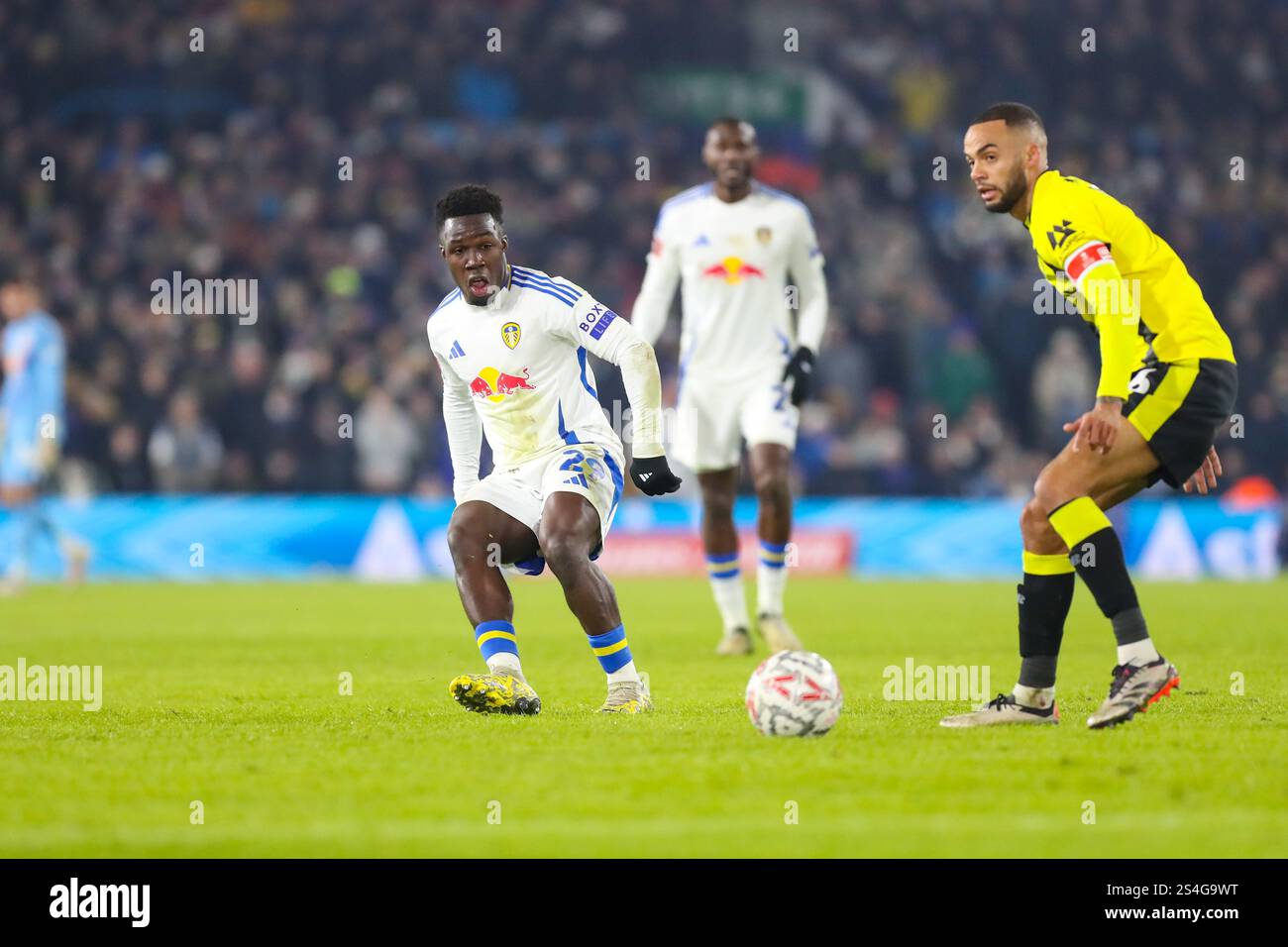 Elland Road Stadium, Leeds, England - 11th January 2025 Wilfried Gnonto ...