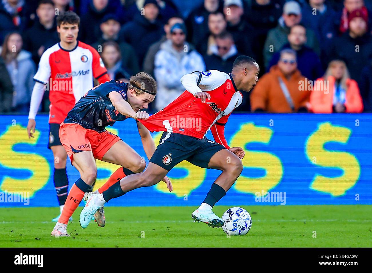 Rotterdam, Netherlands. 12th Jan, 2025. ROTTERDAM, 12-1-2025, Stadium ...