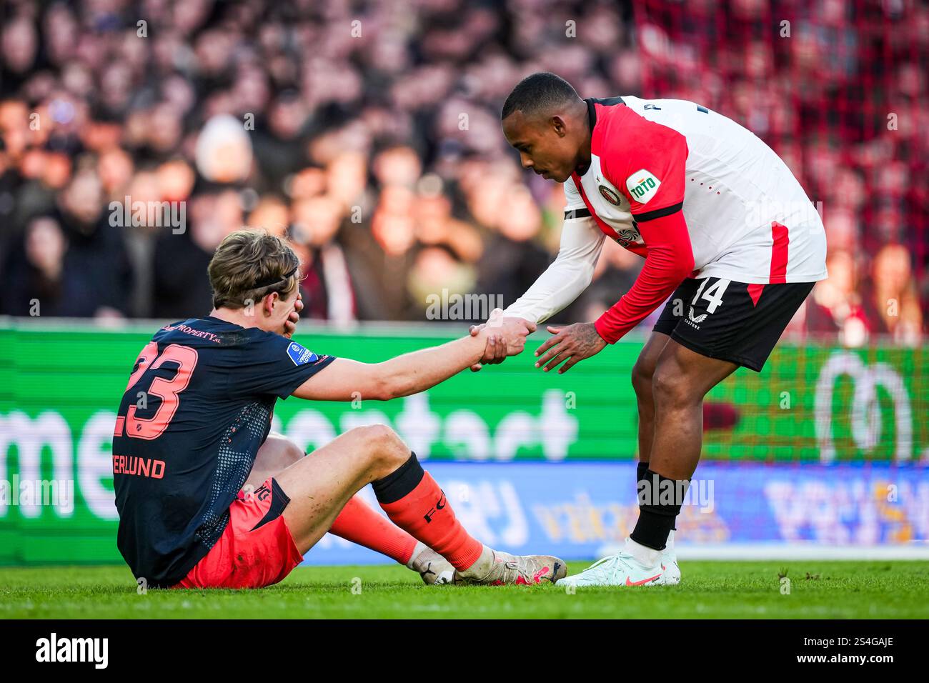 Rotterdam, The Netherlands. 12th Jan, 2025. Rotterdam - Niklas ...