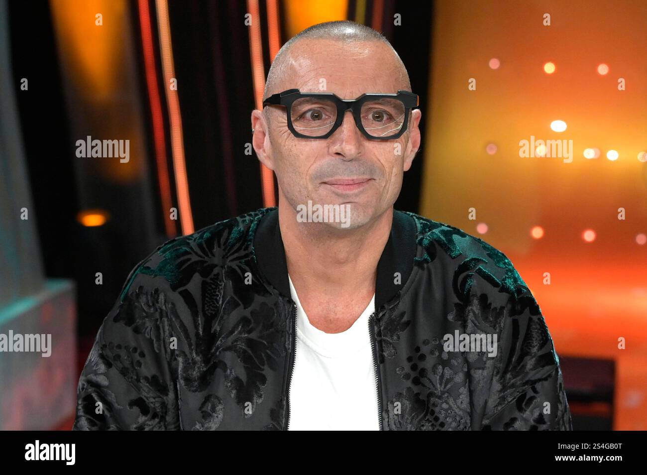 Alex Britti in der Rai TV-Show Ora o mai piÃ¹ in den Fabrizio Frizzi ...