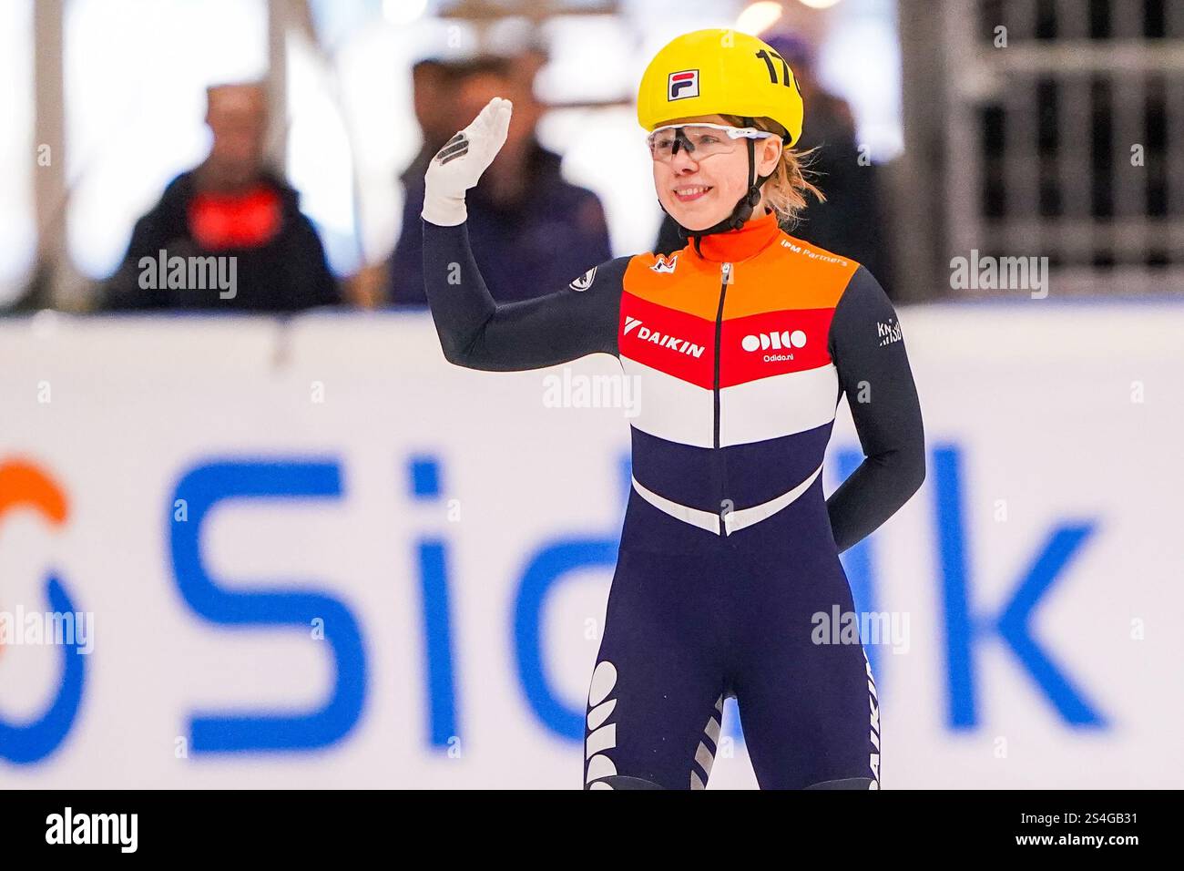LEEUWARDEN, NETHERLANDS - JANUARY 12: Diede VAN OORSCHOT during the ...