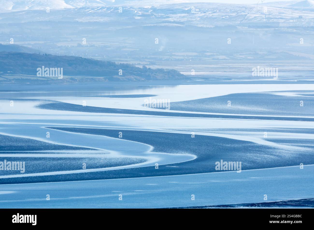 Tidal Patterns on Morecambe Bay Stock Photo - Alamy