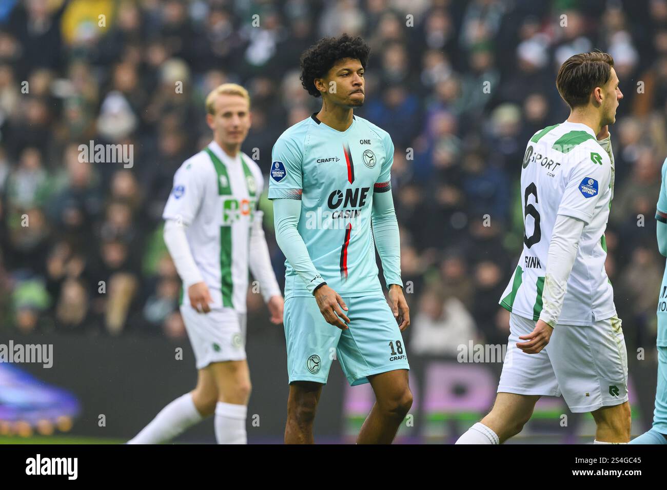 GRONINGEN - Charles-Andreas Brym of Almere City FC during the Dutch ...