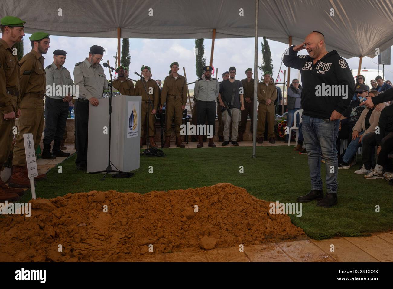 Nir, father of Israeli soldier Sergeant Yahav Maayan who was killed in ...