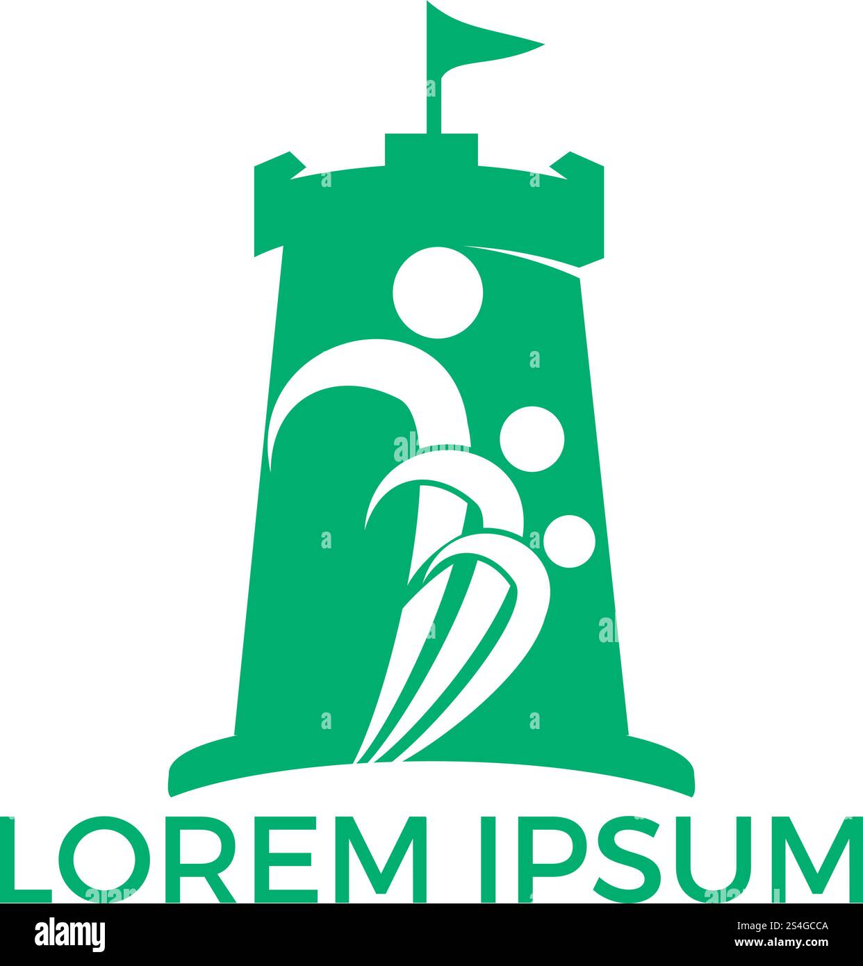 Fort and people combination vector logo design. Protect people creative ...