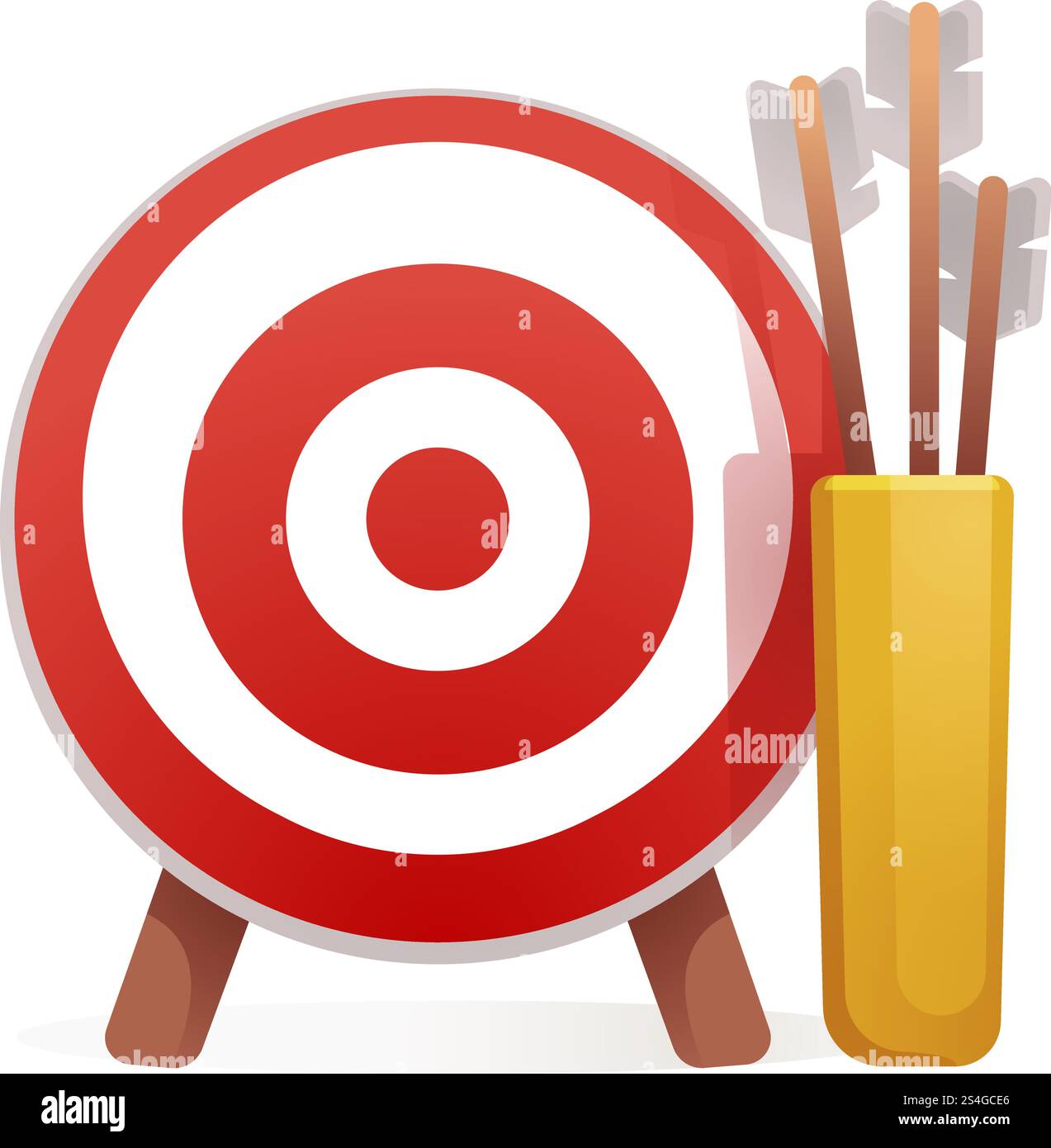 Target arrow icon. Cartoon of target arrow vector icon for web design ...