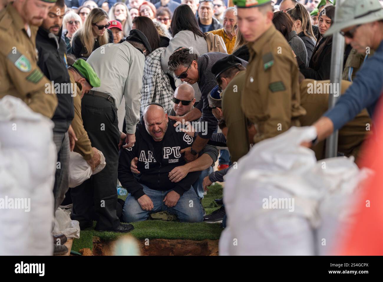 Nir, the father of Israeli soldier Sergeant Yahav Maayan who was killed ...
