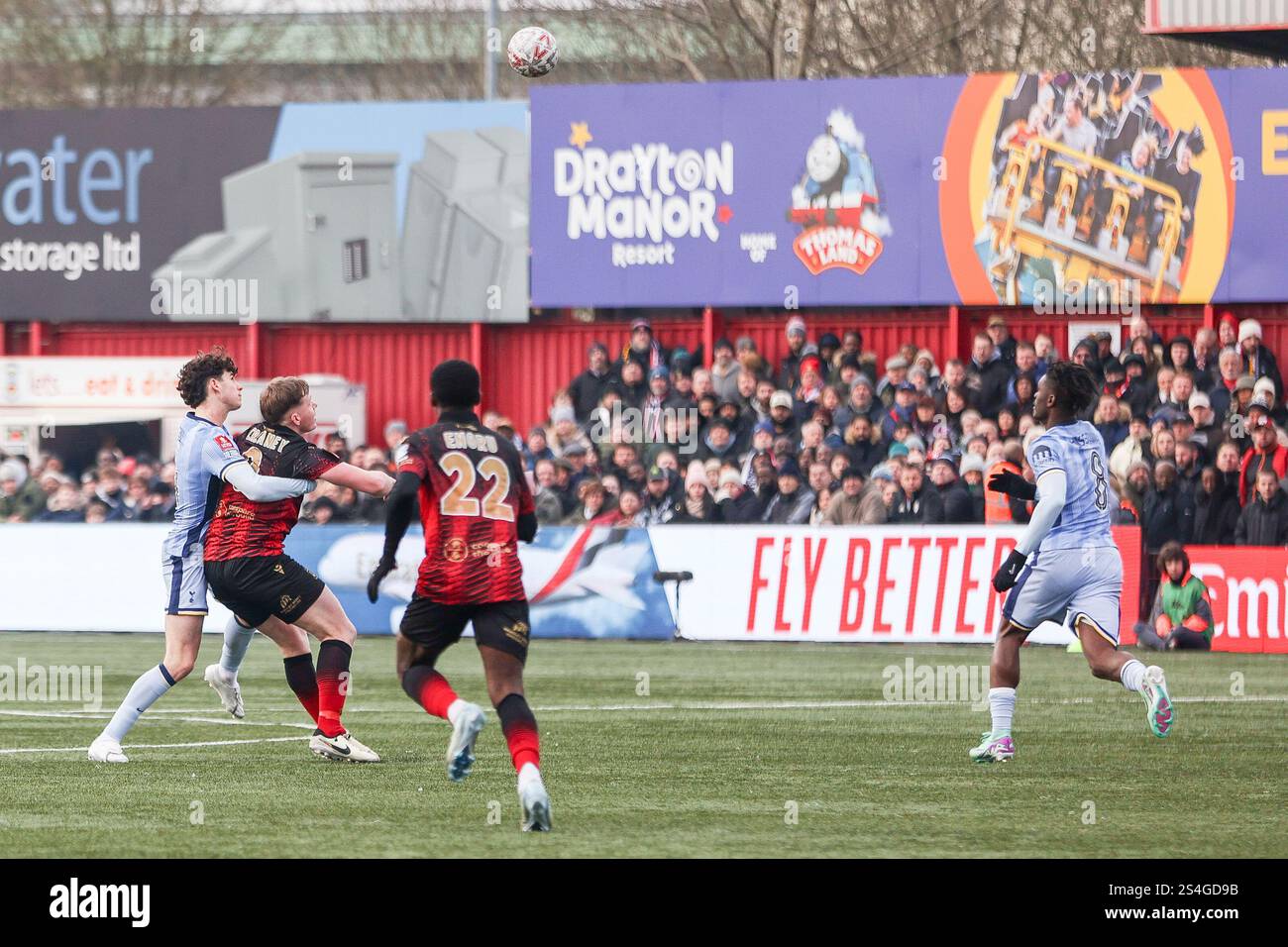 Tamworth on Sunday 12th January 2025. #14, Archie Gray of Tottenham ...