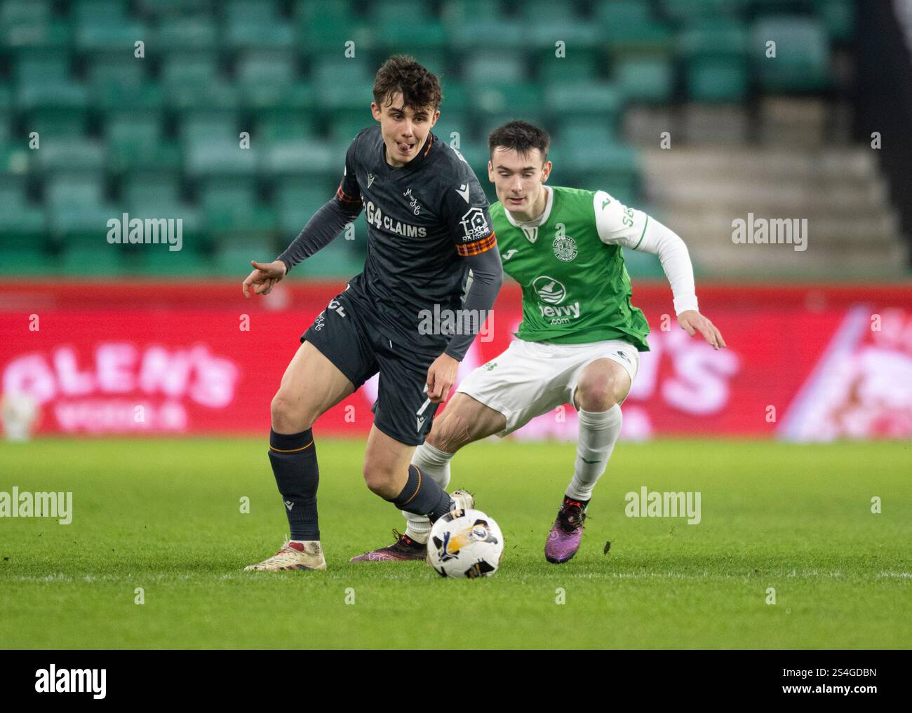 Edinburgh, UK. 11th Jan, 2025. Scottish Premiership - Hibernian FC v ...