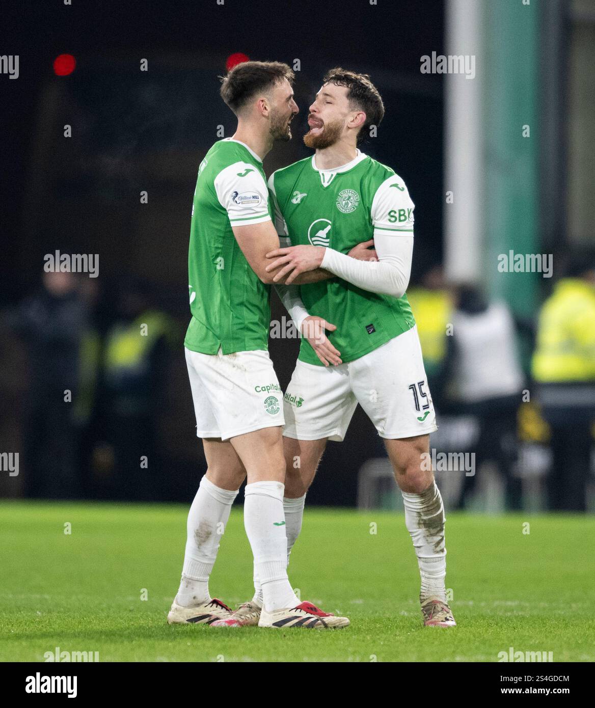 Edinburgh, UK. 11th Jan, 2025. Scottish Premiership - Hibernian FC v ...