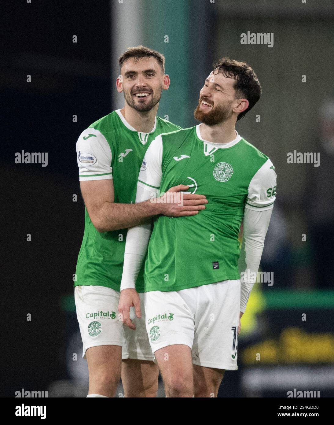 Edinburgh, UK. 11th Jan, 2025. Scottish Premiership - Hibernian FC v ...