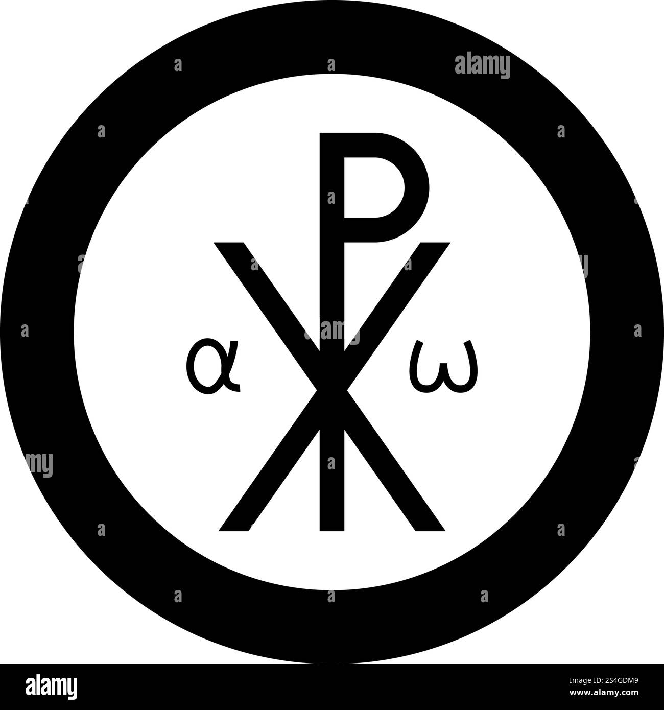 Crismon symbol Cross monogram Xi Hi Ro Konstantin Symbol Saint Pastor ...