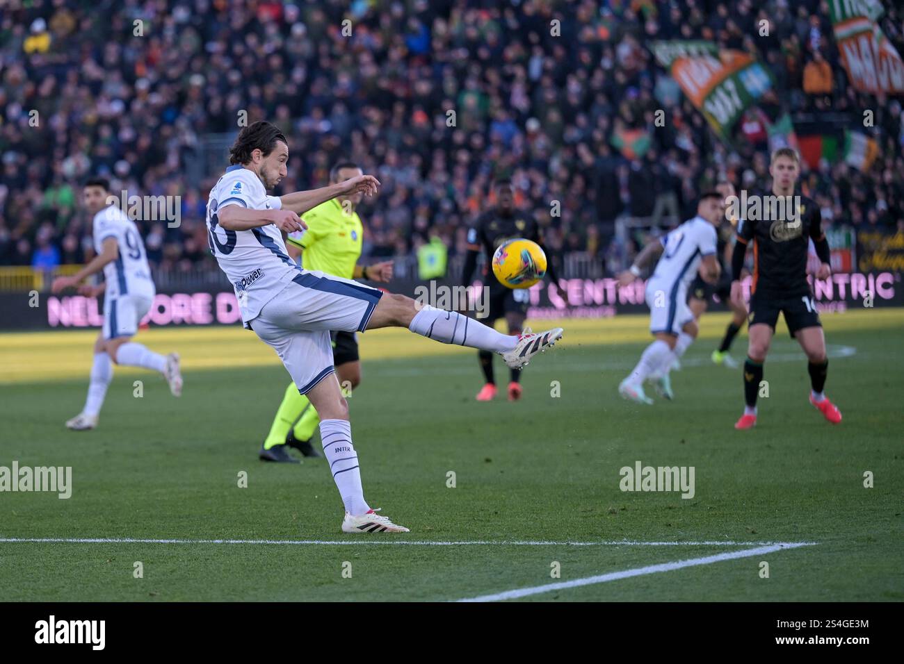 Venice, Italy. 12th Jan, 2025. Shoot of Inter's Matteo Darmian during ...