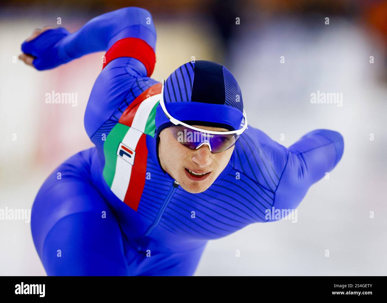 HEERENVEEN - Daniele Di Stefano (Italy) in action in the men's 1500 ...