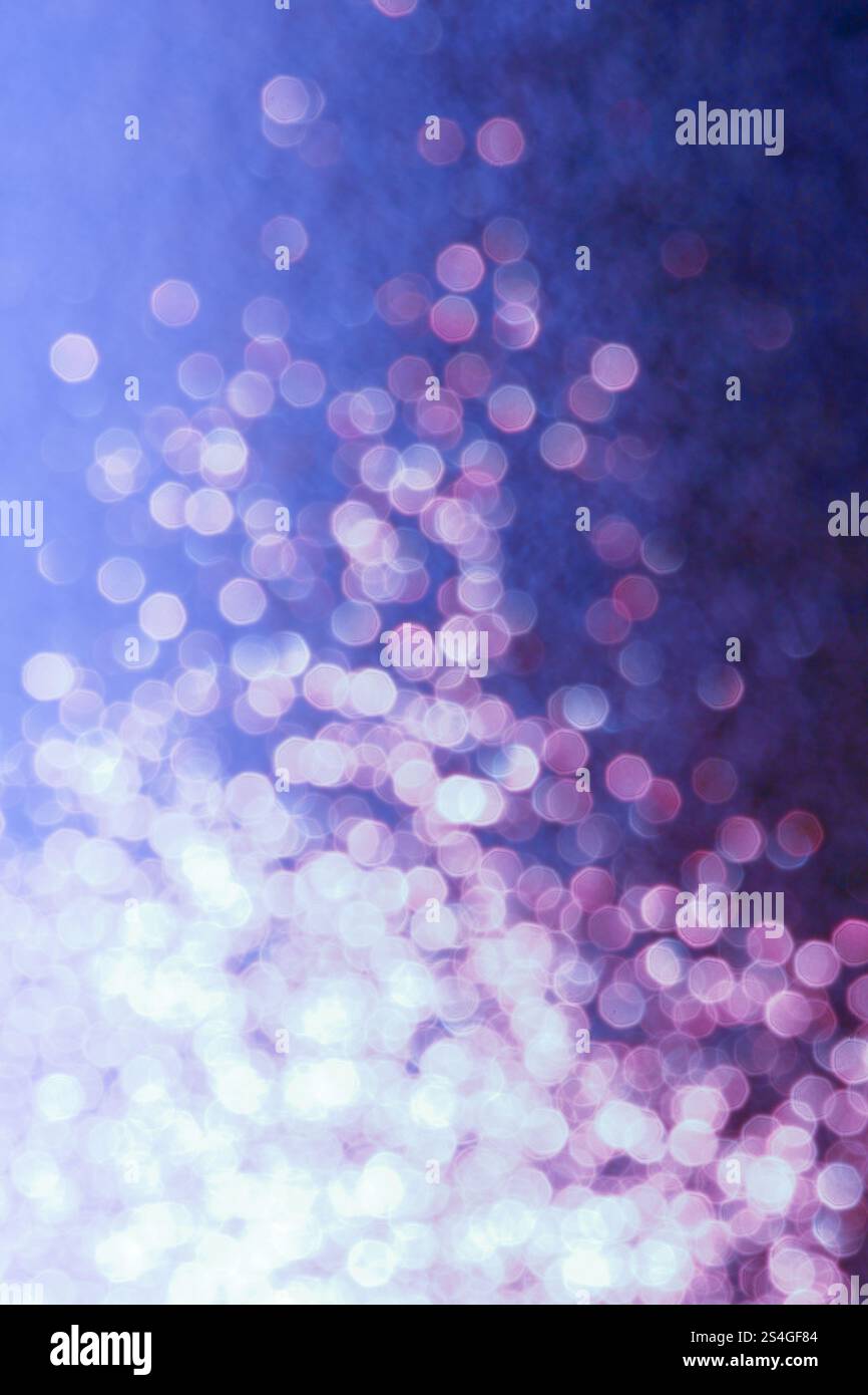 A bokeh effect photograph, out of focus lights creating a pink circles texture background Stock ...