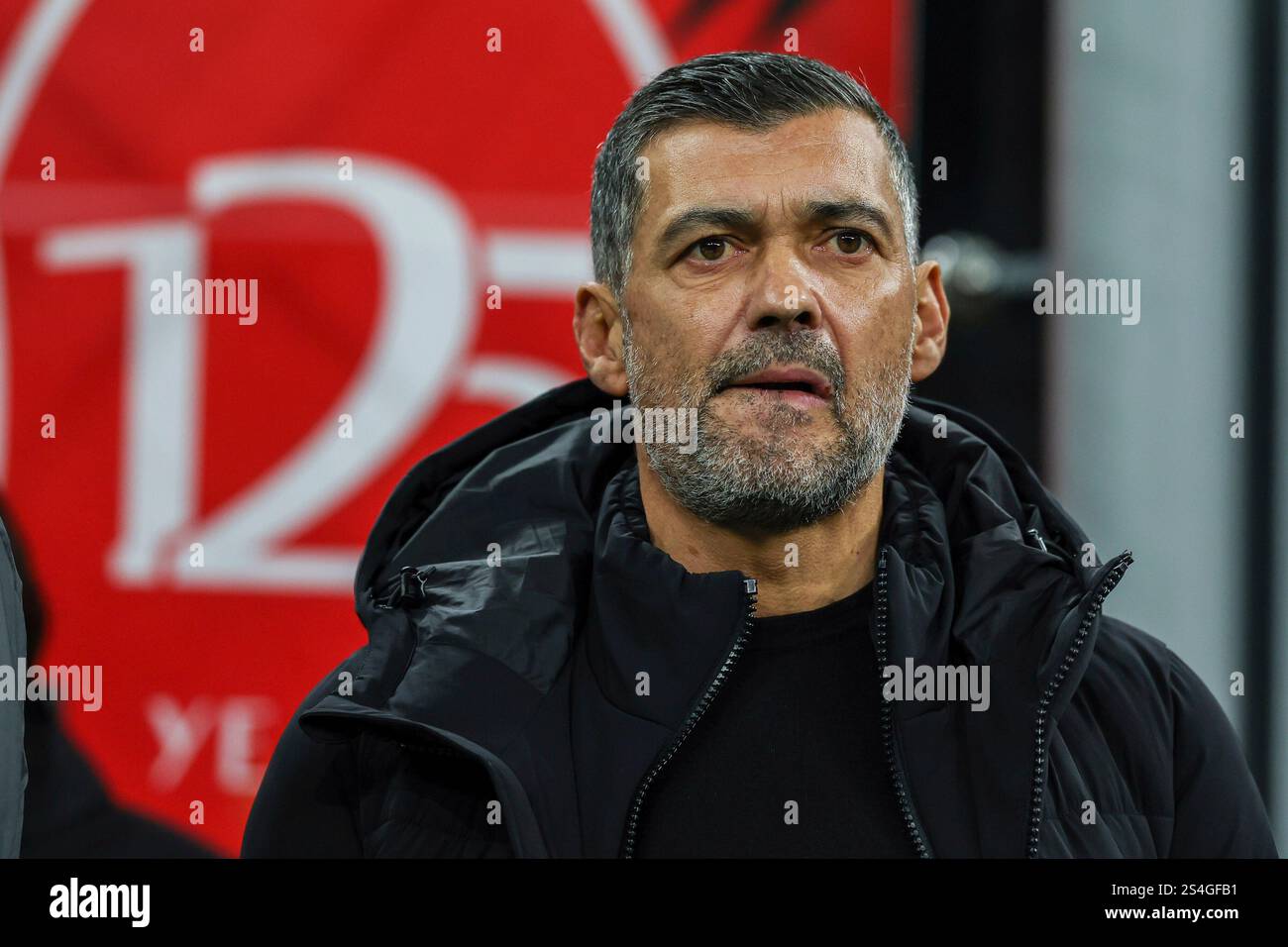 Milan, Italien. 11th Jan, 2025. Sergio Conceicao Head Coach of AC Milan ...