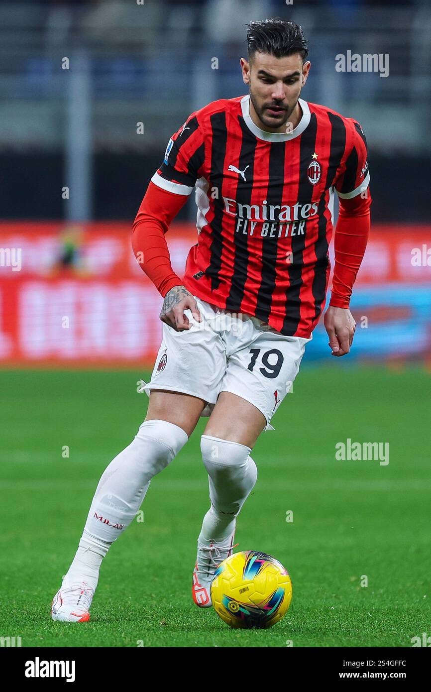 Milan, Italien. 11th Jan, 2025. Theo Hernandez of AC Milan seen in ...