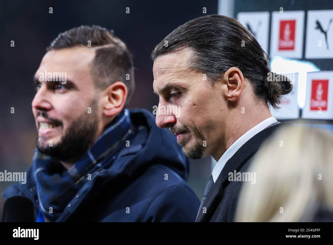Milan, Italien. 11th Jan, 2025. Zlatan Ibrahimovic AC Milan Senior ...