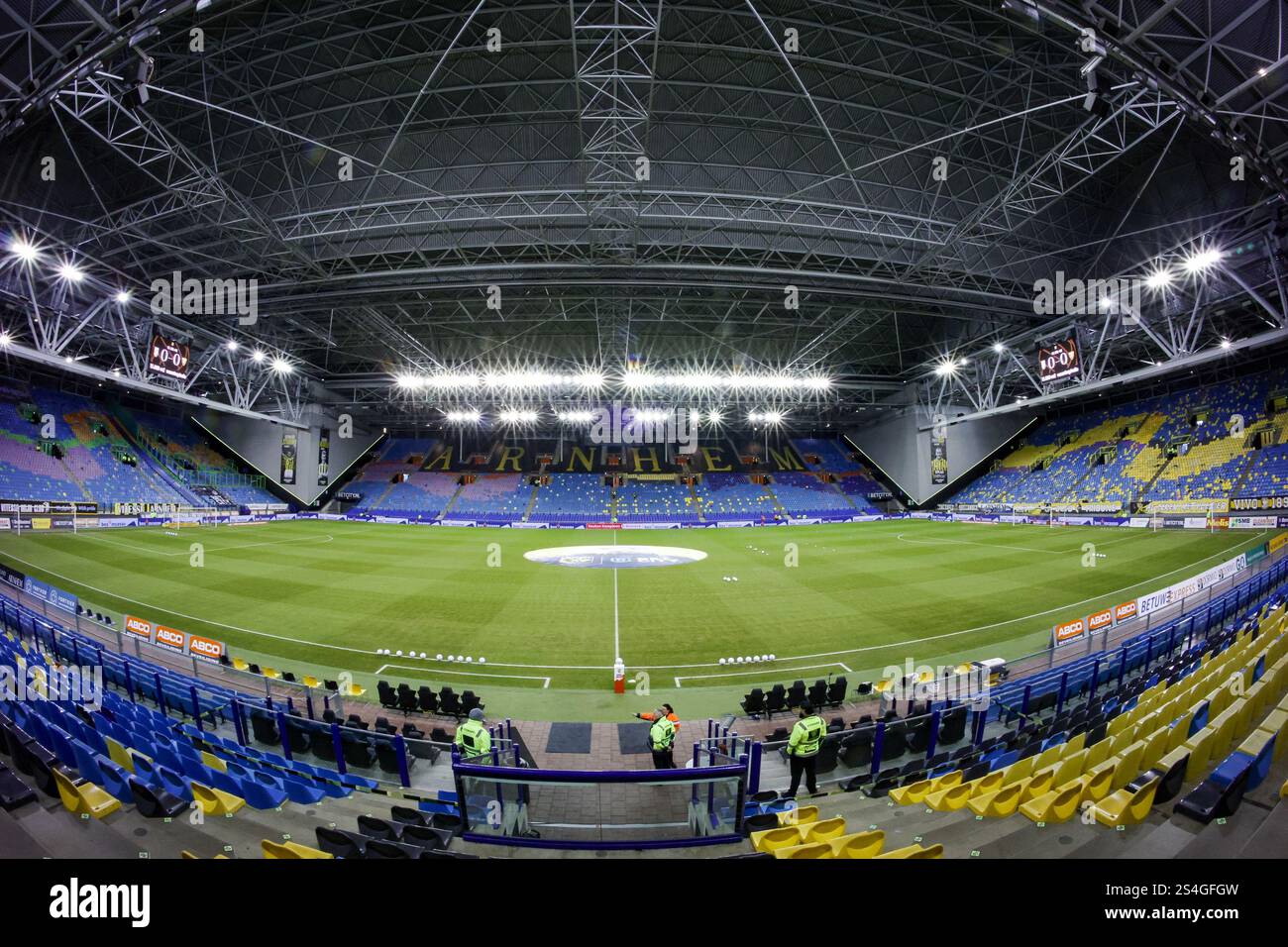 Arhnem, Netherlands. 12th Jan, 2025. ARNHEM, 12-01-2025, Stadium ...