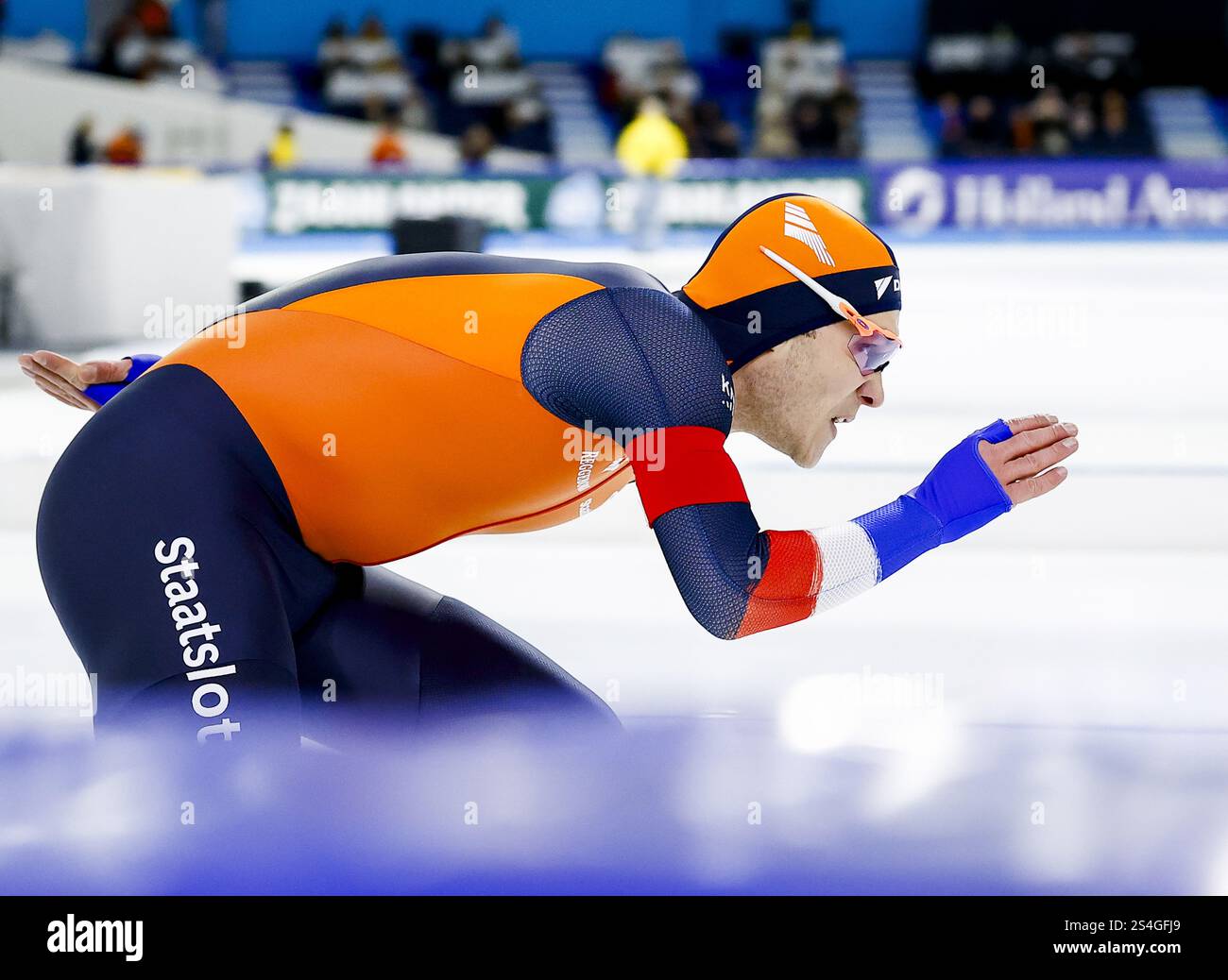 HEERENVEEN - Marcel Bosker (Netherlands) in action in the men's 1500 ...