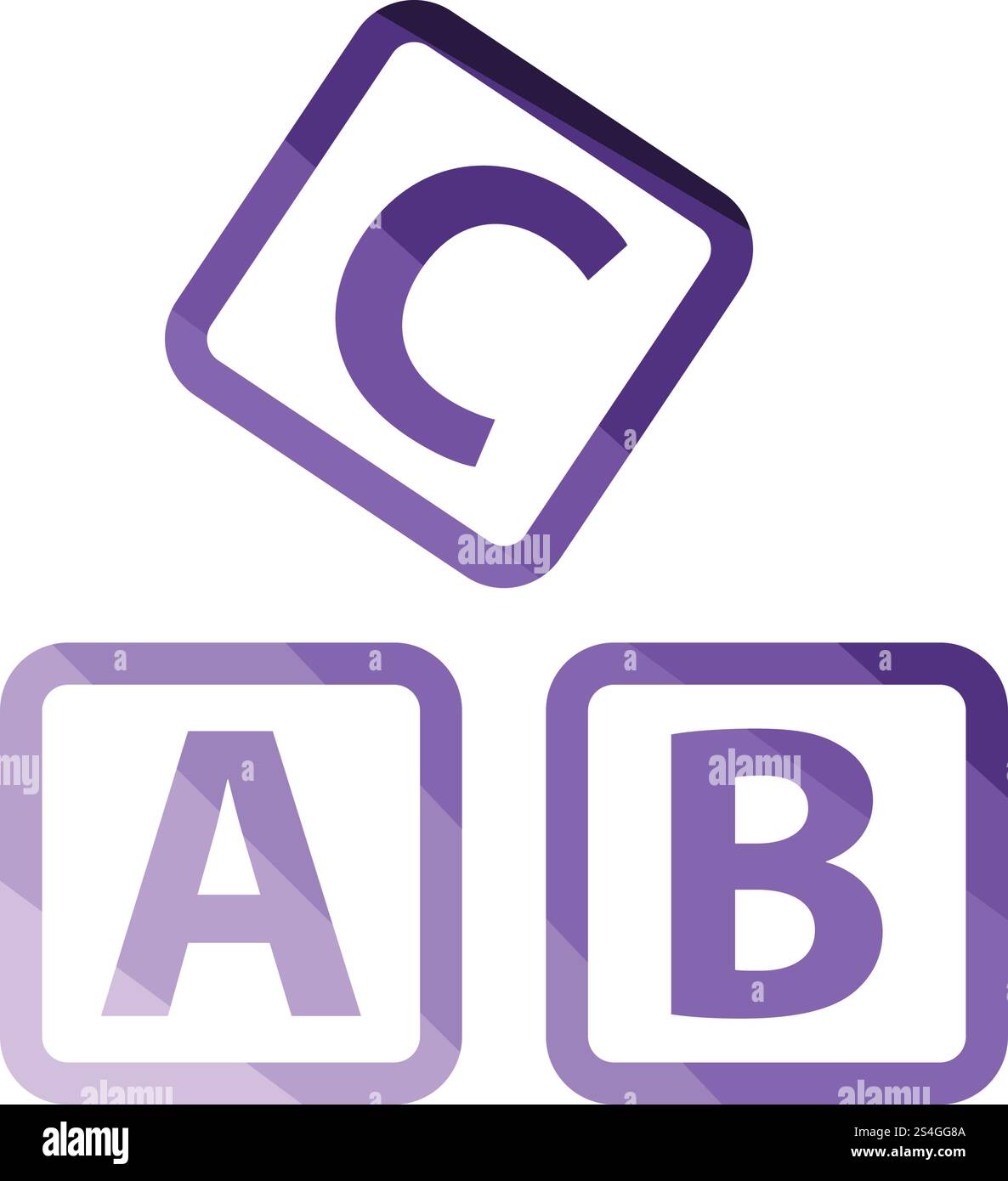 Flat square box Cut Out Stock Images & Pictures - Alamy