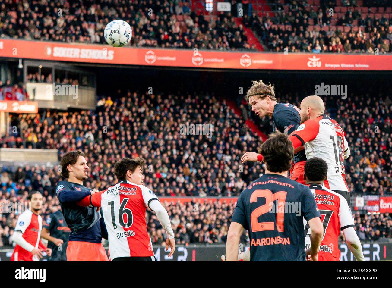 Rotterdam, Nederland. 12th Jan, 2025. ROTTERDAM, 12-01-2025, Stadium ...