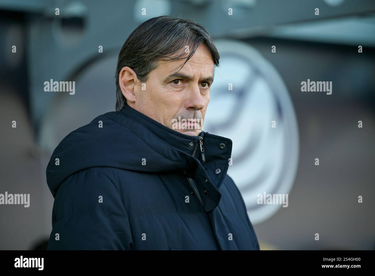 Venice, Italy. 12th Jan, 2025. Inter's Head Coach Simone Inzaghi ...