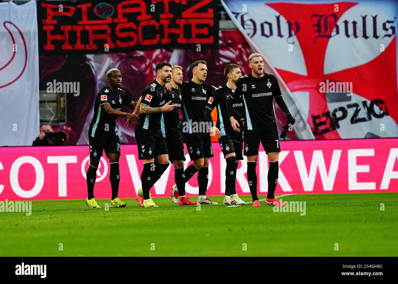 Red Bull Arena, Leipzig, Germany. 12th Jan, 2025. Mitchell Weiser of ...