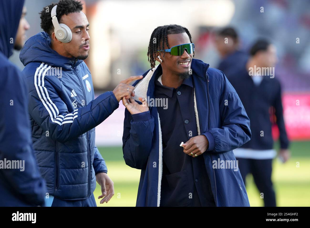 France. 12th Jan, 2025. 10 Yann GBOHO (tfc) - 22 Guela DOUE (rcsa ...