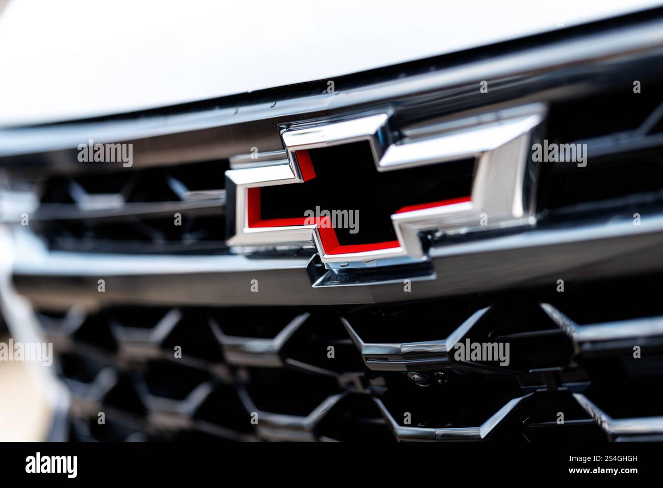 Munich, Germany. 10th Jan, 2025. The Chevrolet brand logo can be seen ...