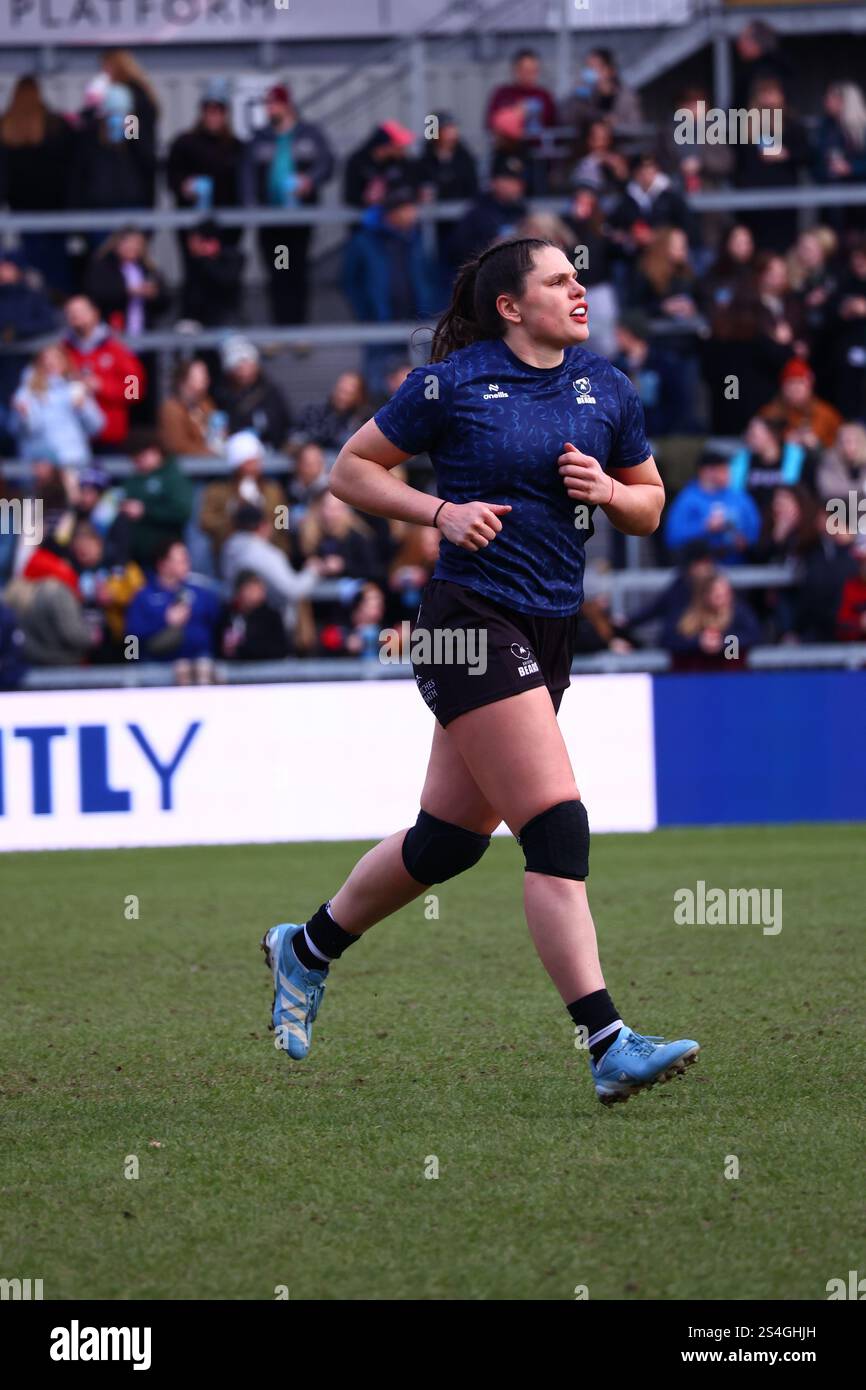 Exeter, Devon, UK. 12th Jan, 2025. PWR Professional Women's Rugby ...