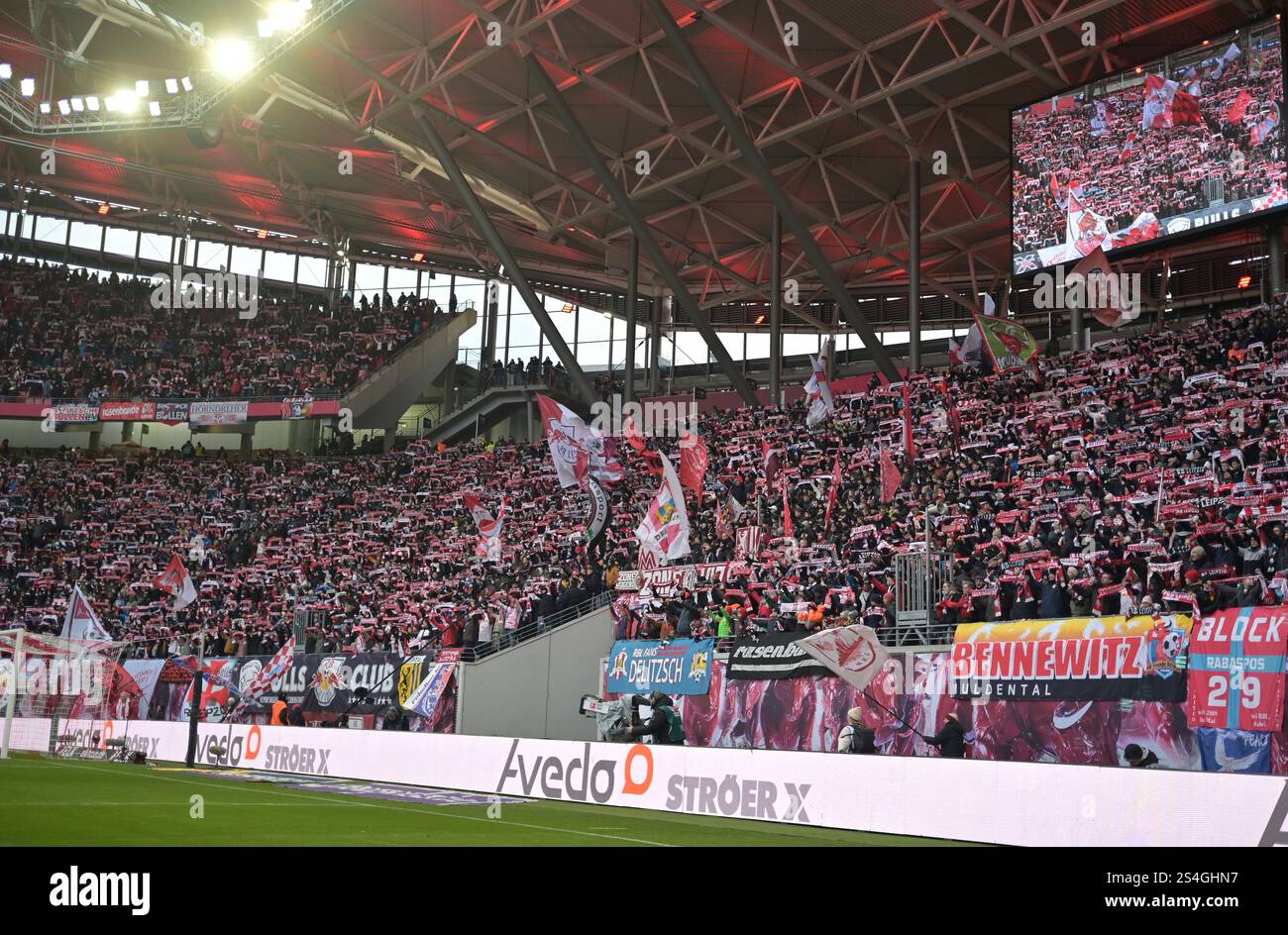12.01.2025, Red Bull Arena, Leipzig, GER, 1. FBL, RB Leipzig vs SV ...