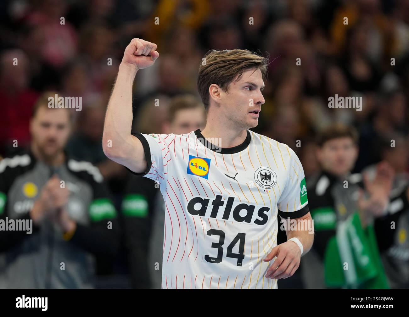 Hamburg, Germany. 11th Jan, 2025. Handball: International match ...
