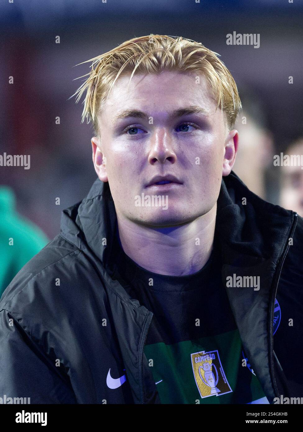 January 11, 2025. Leiria, Portugal. Sporting's forward from Denmark ...