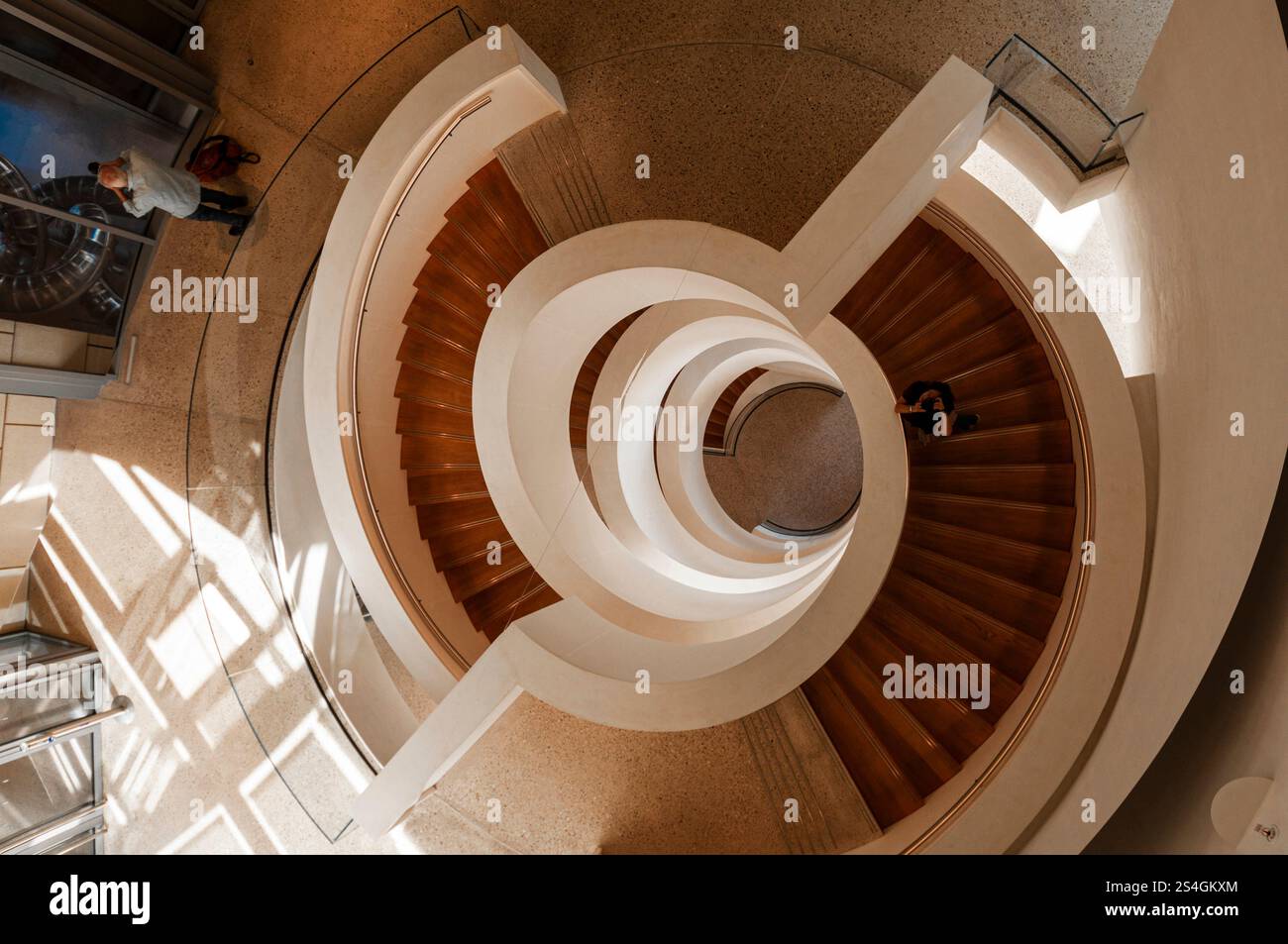 Luma Tower, staircase in the iconic new museum by Frank Gehry in Arles ...