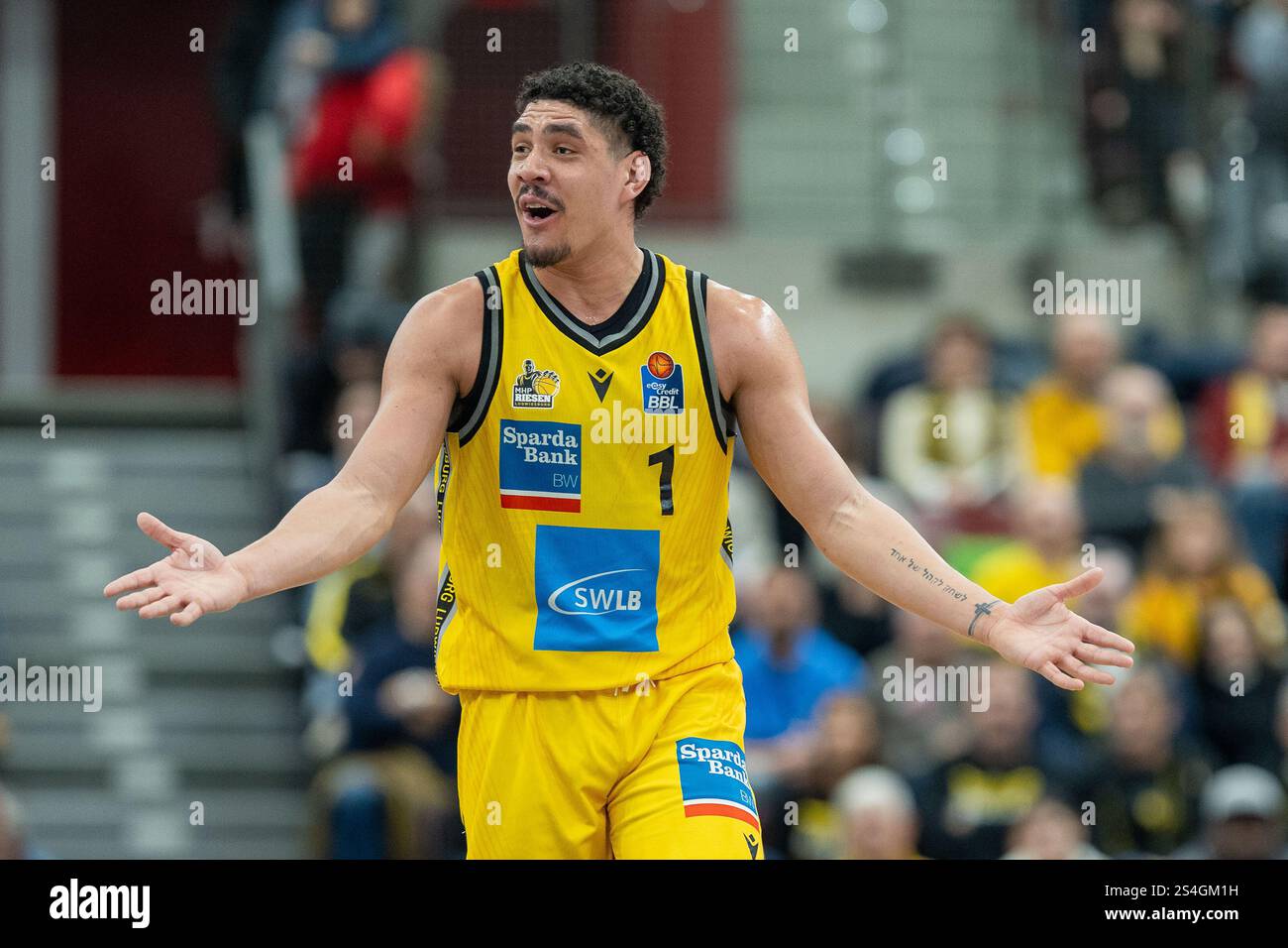 Joel Scott (MHP Riesen Ludwigsburg, #01), ist enttäuscht/enttaeuscht ...