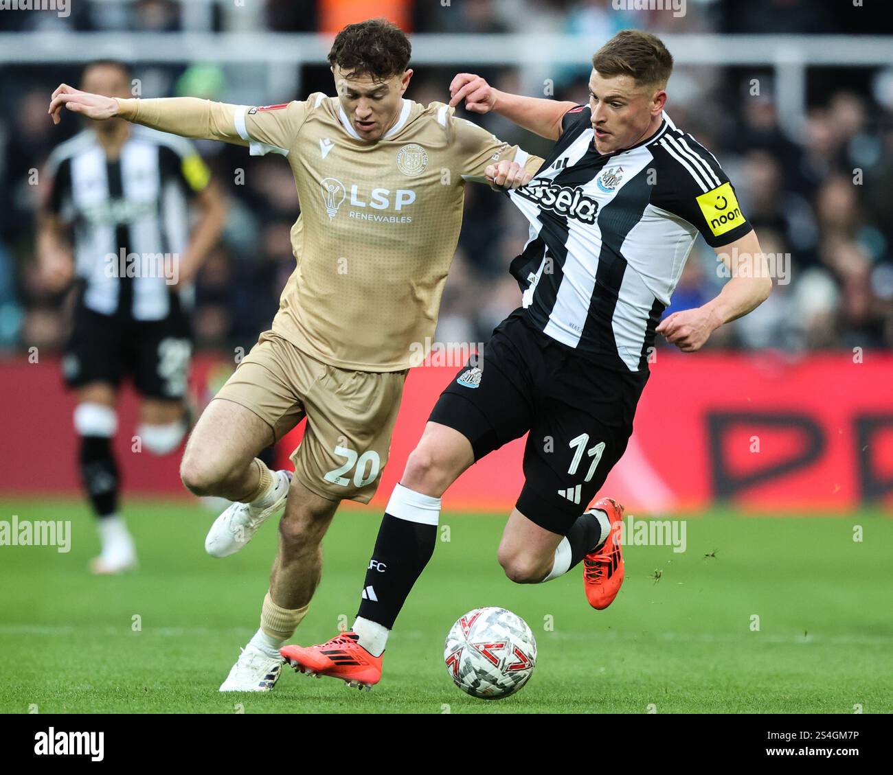 Newcastle, UK. 12th Jan, 2025. Jude Arthurs of Bromley and Harvey ...