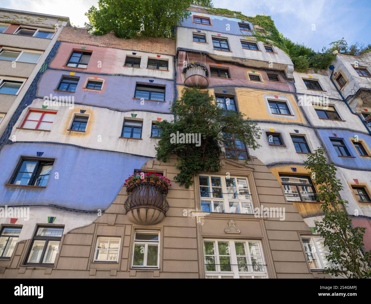 Colorful Hundertwasser Village Buildings, Blend of Art and Architecture ...