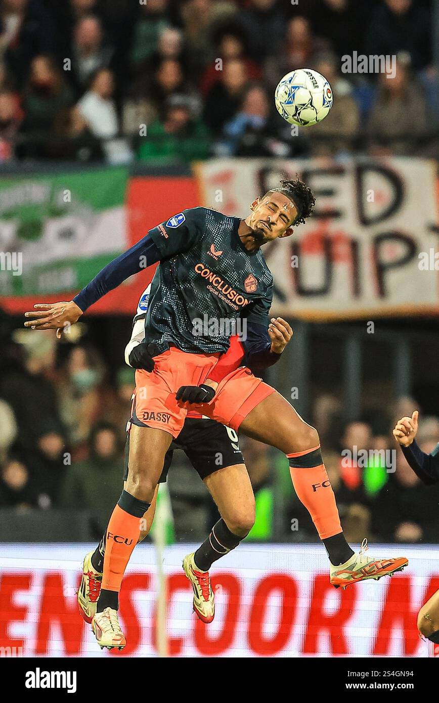 ROTTERDAM, 12-1-2025, Stadium de Kuip, Eredivisie, 2024/2025, Feyenoord - FC Utrecht, Utrecht ...