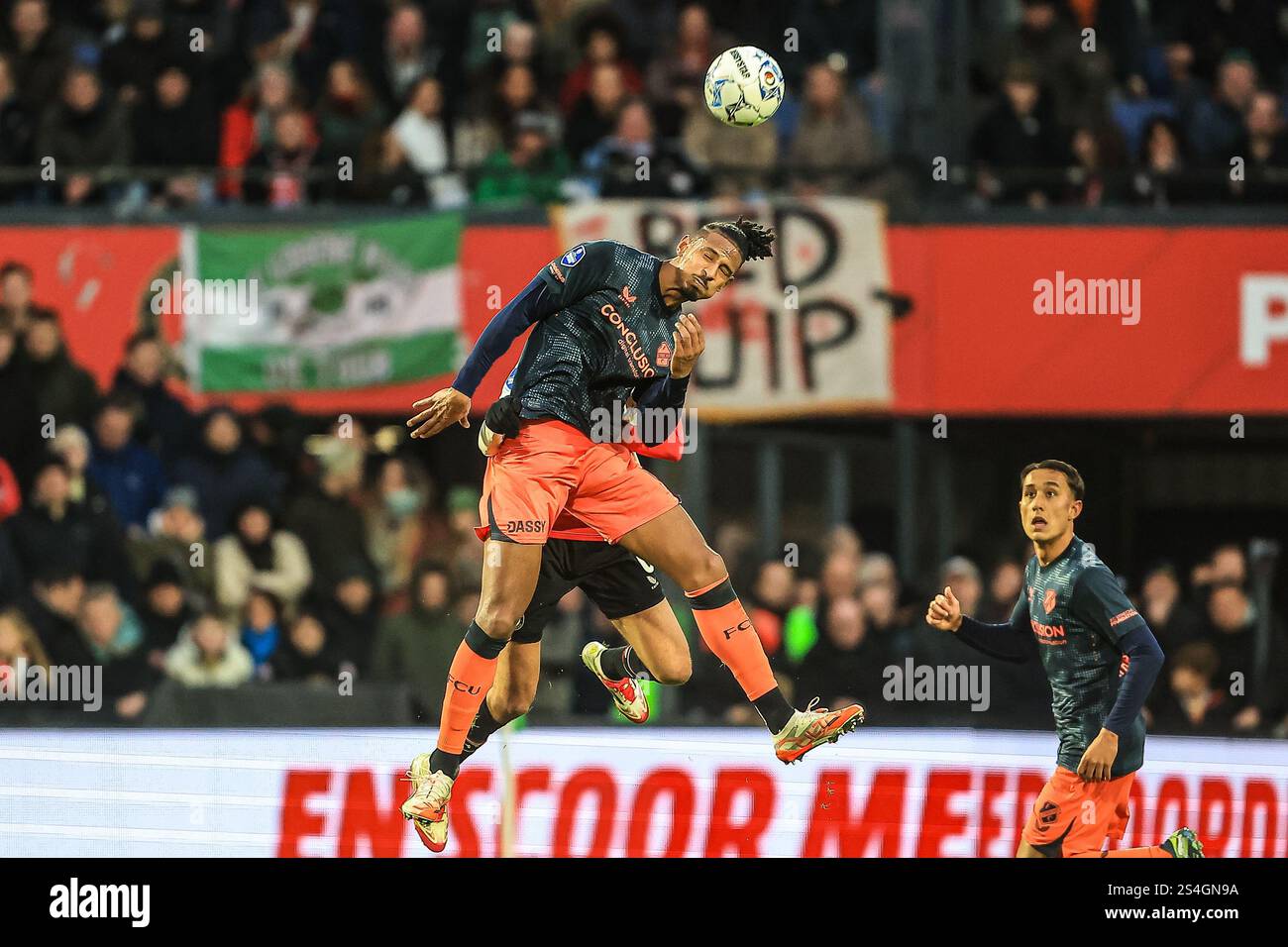 ROTTERDAM, 12-1-2025, Stadium de Kuip, Eredivisie, 2024/2025, Feyenoord - FC Utrecht, Utrecht ...