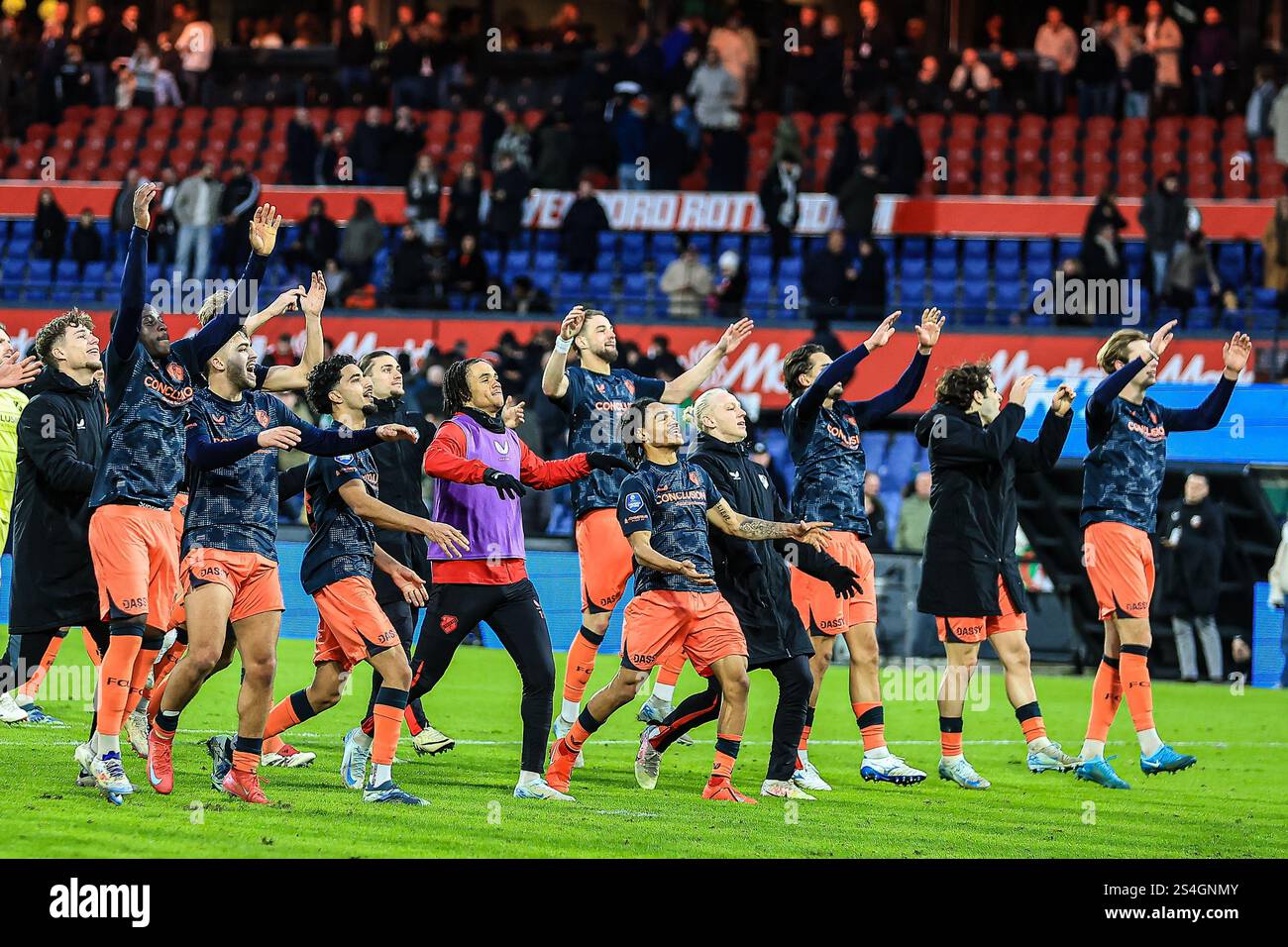 ROTTERDAM, 12-1-2025, Stadium de Kuip, Eredivisie, 2024/2025, Feyenoord ...