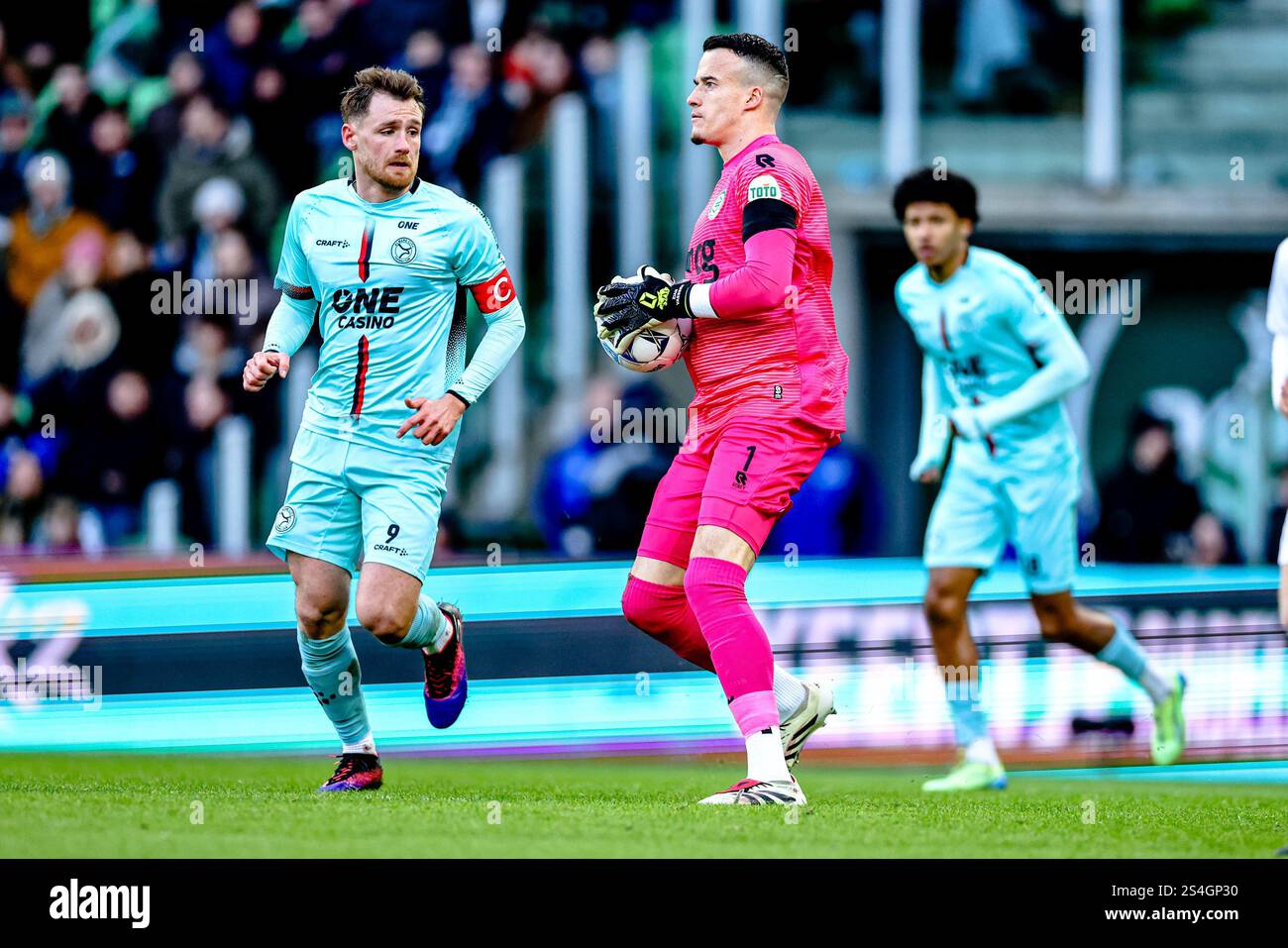 GRONINGEN, 12-01-2025, Stadium Euroborg, Dutch football, Eredivisie ...