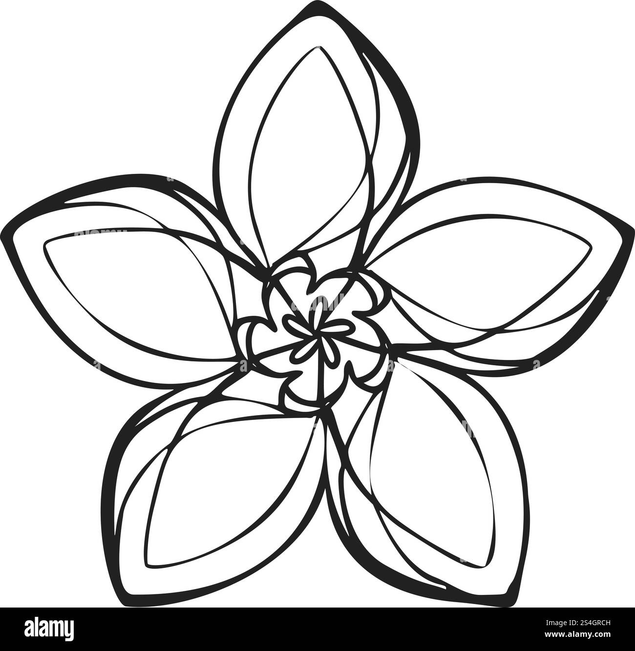 Lily exotic flower icon. Simple illustration of lily exotic flower vector icon for web design ...