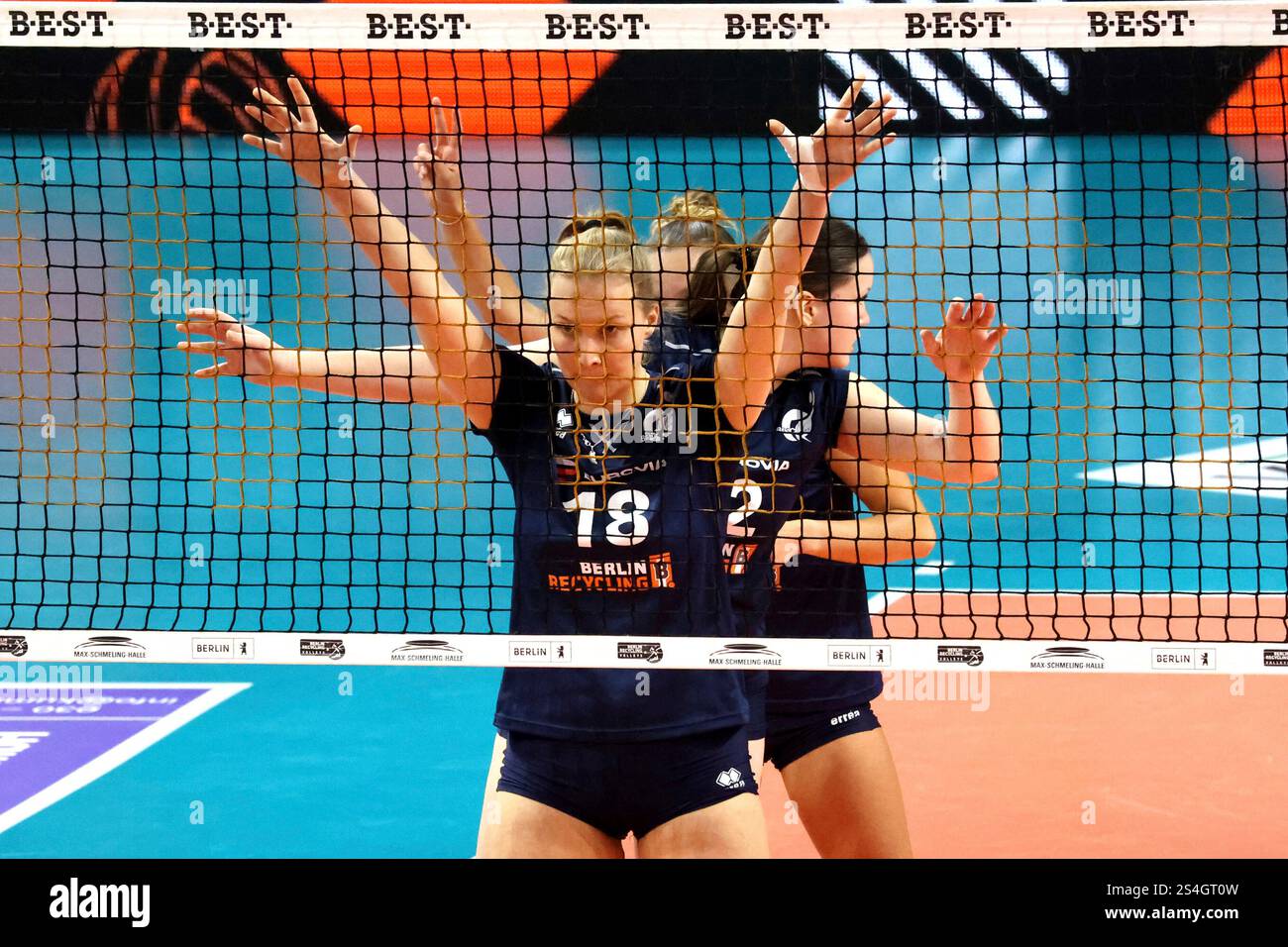 11.01.2025, Max-Schmeling-Halle, Berlin, DEU, DVV, 2.VBL Frauen PRO ...