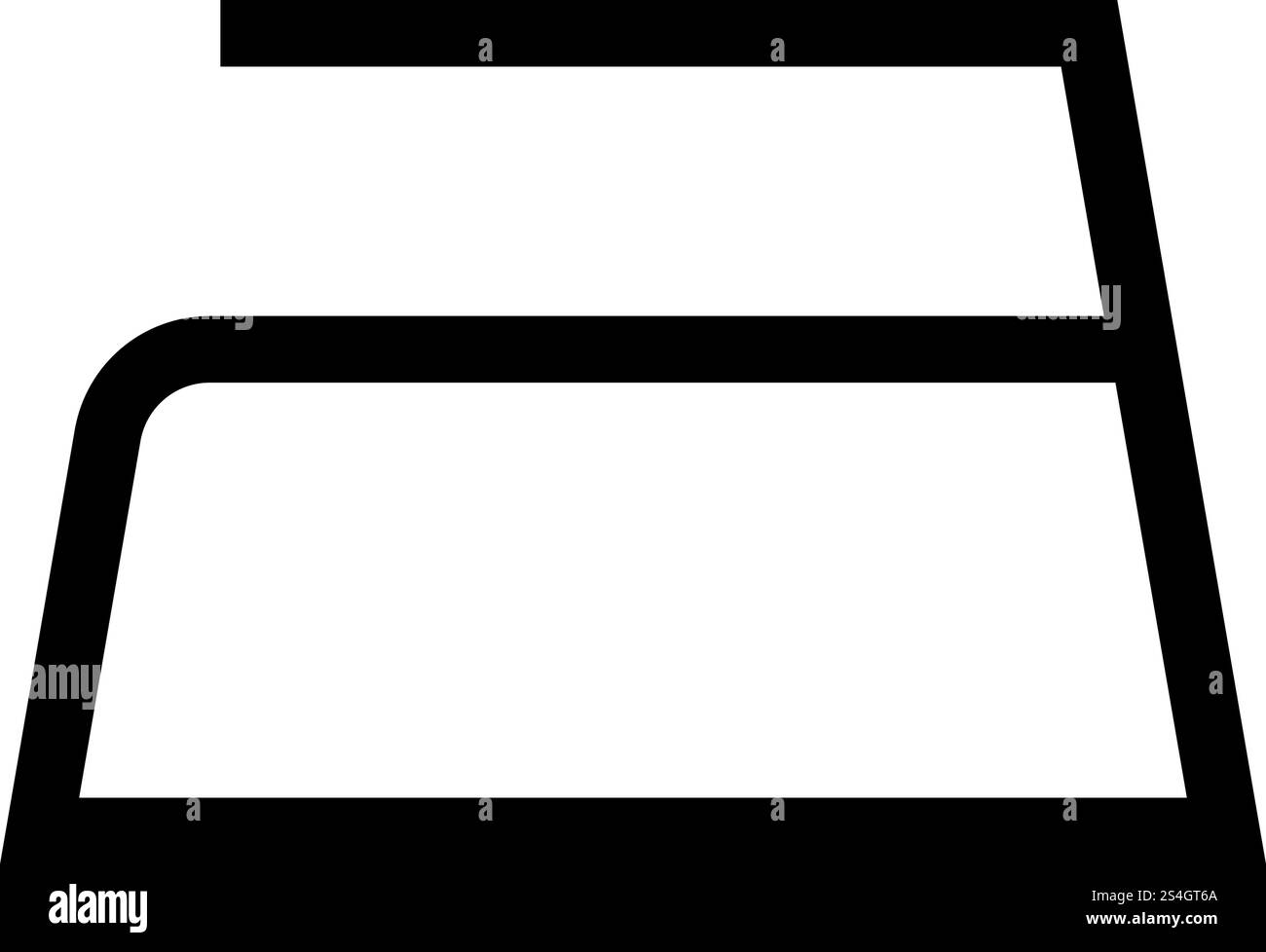 Ironing is allowed Clothes care symbols Washing concept Laundry sign ...