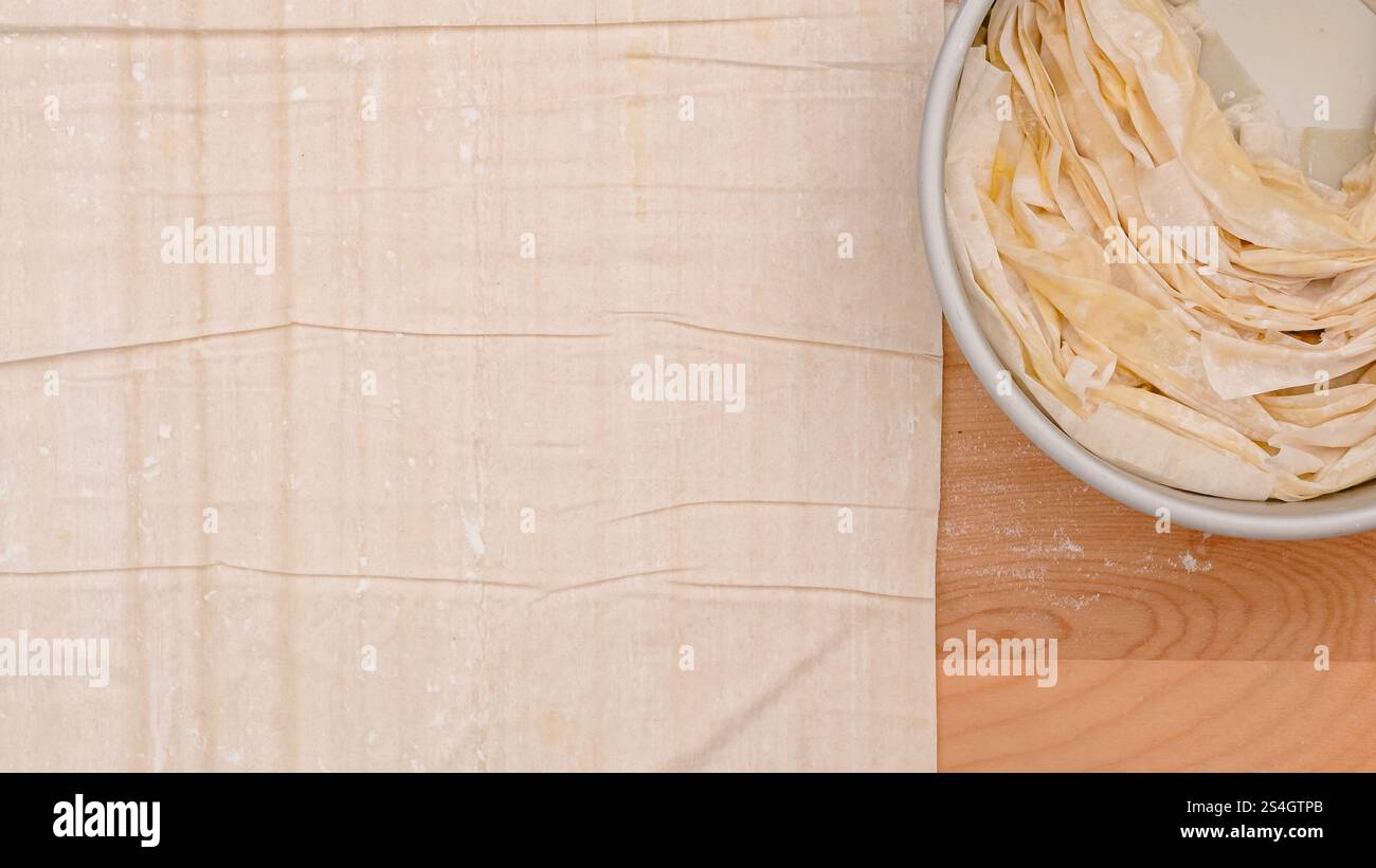 Brush phyllo dough melted hi-res stock photography and images - Alamy